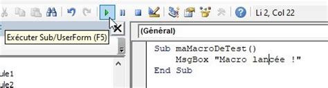 Comment lancer une macro VBA méthodes FORMATION EXCEL VBA COMPLETE Excel formation