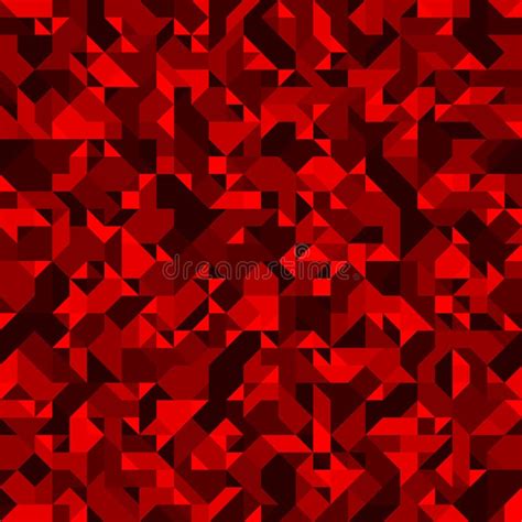 Mosaic Seamless Pattern Geometric Chaotic Tiling Vector Background For Wallpapers Stock Vector