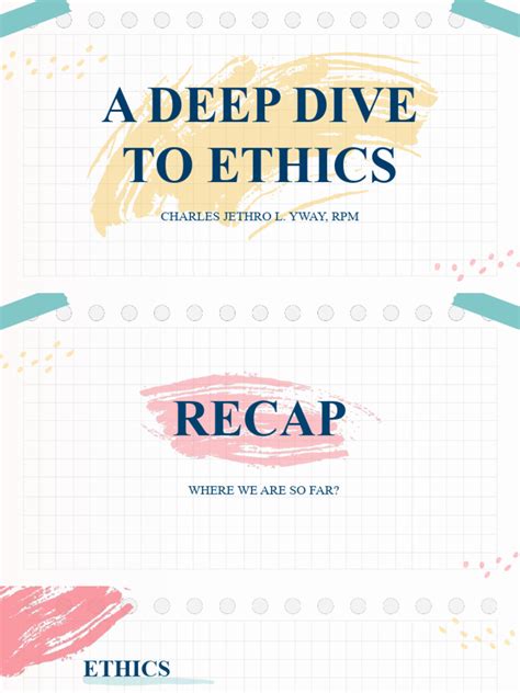 Deep Dive Ethics Pdf Morality Psychology