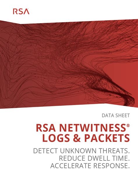rsa netwitness logs and packets detect unknown threats reduce dwell