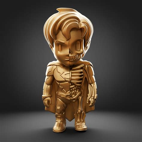 Arttoy By Mighty Jaxx Superman Dissected Gold Edition On Storenvy