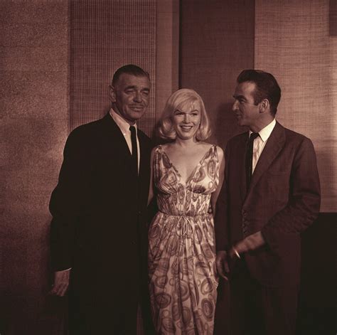 Perfectlymarilynmonroe Marilyn Monroe With Clark Gable And Montgomery
