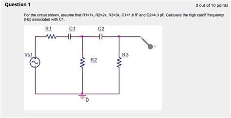 Solved For The Circuit Shown Assume That Chegg