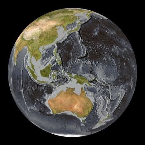 Etopo2 Topography And Bathymetry Natural Colors Science On A Sphere