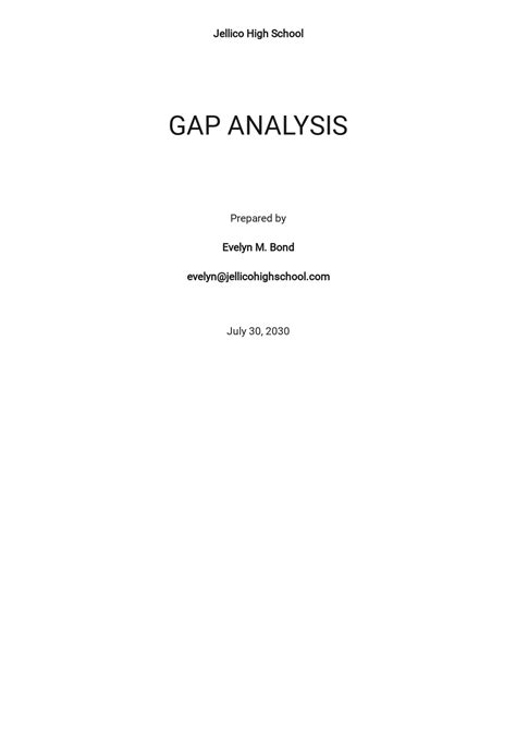 17 FREE Gap Analysis Templates Edit Download Template Net