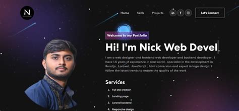 Develop React Js With Responsive Design And Modern Frameworks Website