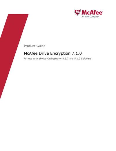 Drive Encryption System Recovery Mcafee Drive Encryption 710