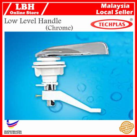 Lbh Techplas Chrome And Pvc Cistern Handle For Low Level Cistern Lazada