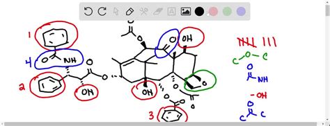 Solved 10 0 G Of Pure Taxol The Molecule Contains 14 Functional