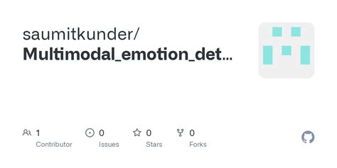 Multimodal Emotion Detection Using Transformer README Md At Main Saumitkunder Multimodal