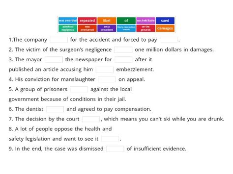 Outcomes Advanced Unit 16 Laws And Regulations Complete The Sentence