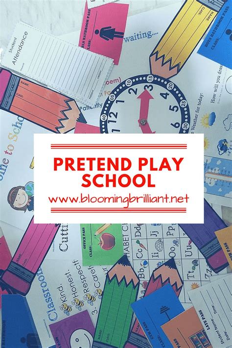 Pretend Play School Printable In 2022 Dramatic Play Centers Preschool
