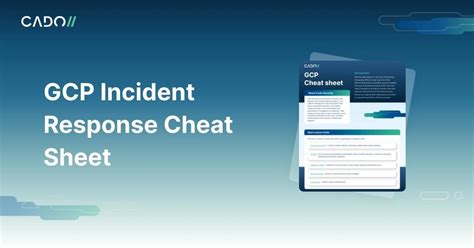 Gcp Incident Response Cheat Sheet R Blueteamsec