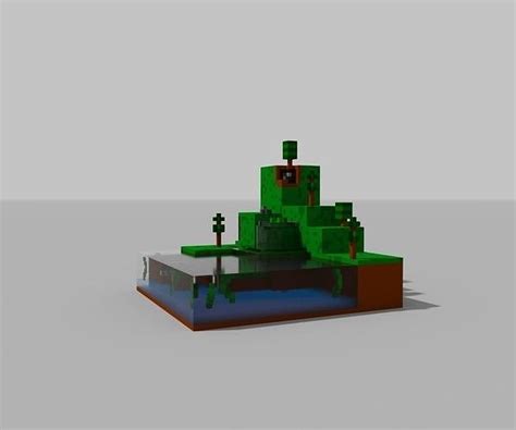 3d Model Voxel Meadow Vr Ar Low Poly Cgtrader