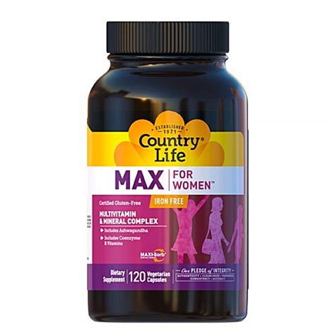 Женский комплекс витаминов и микроэлементов без железа Max for Women ...