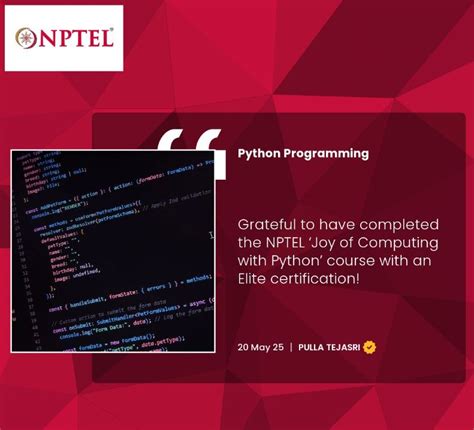 Python Nptel Computing Elitecertificate Joyofcomputing