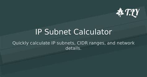 Ip Subnet Calculator Find Subnet Cidr And Ip Ranges