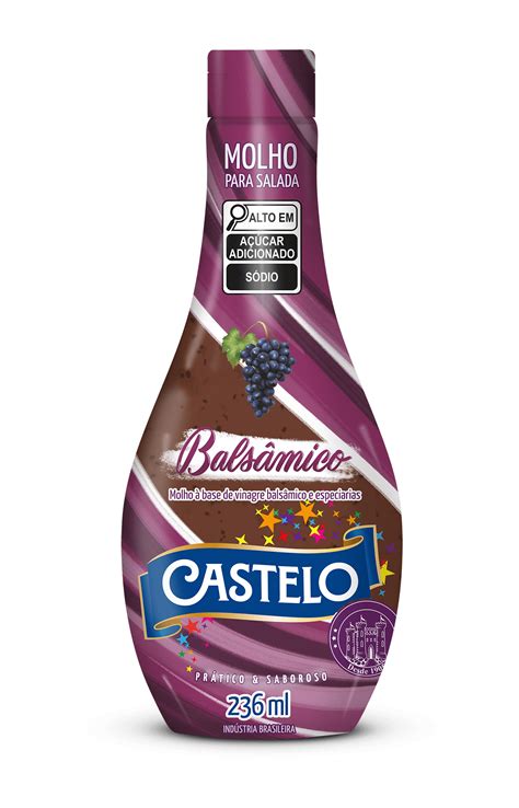 Molho Para Salada Balsâmico Castelo 236ml Castelo Alimentos
