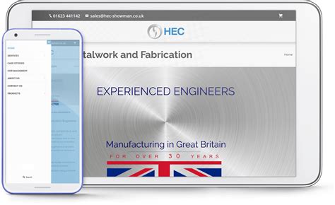 Client Hec Showman Web Design Sheffield The Net Effect