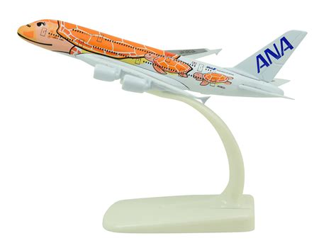 Tang Dynasty Tm 1 500 15cm A380 Ana Sea Turtle Metal Airplane Model