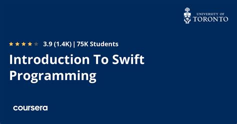 Introduction To Swift Programming Coursya