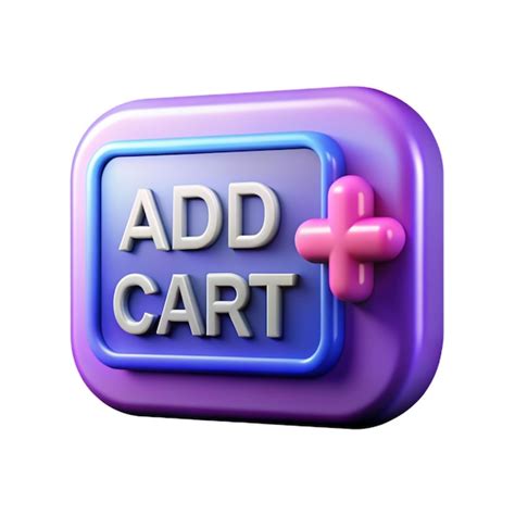 Add To Cart Button 3d Add To Cart Button Design Premium Ai Generated Image