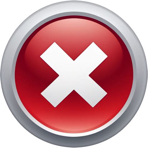 Red Wrong Check Mark Ai Generative 33293879 Png