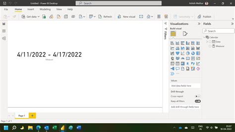 Solved Dax Measure To Show Start And End Dates Of Previou