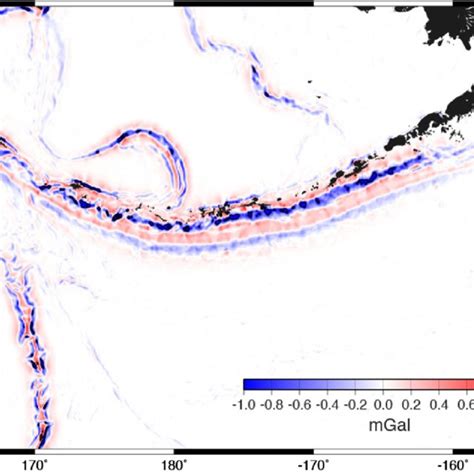 Gravity Anomaly Differences From Models Computed With And Without The Download Scientific