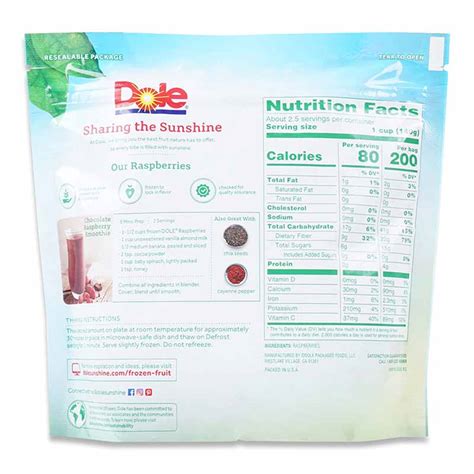 Dole Raspberry 340g