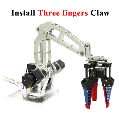 다축 산업용 조작기 로봇 암 스텝퍼 인코더 모터 빨판 클로 stm32 프로그래밍 가능 로봇 키트용 0 5kg 하중