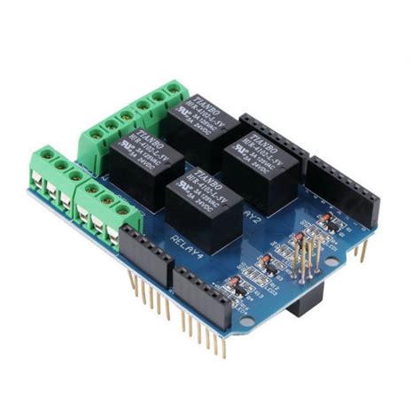 Arduino Channel Relay Shield Module DC V High Quality Clone High Quality Buy Online