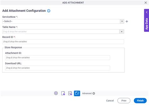 Add Attachment Servicenow Activity