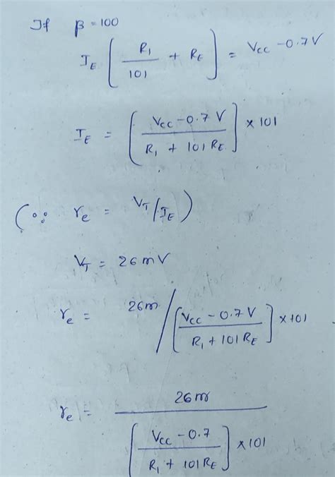 Solved 3 Calculate The Input Resistance Rm The Output Resistance