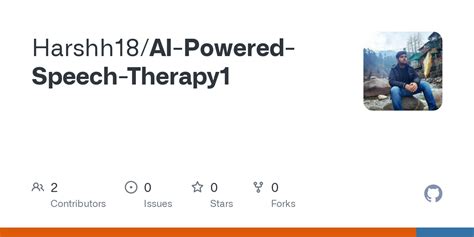 Github Harshh18 Ai Powered Speech Therapy1