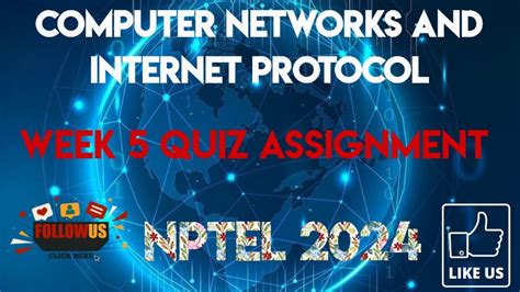 computer networks and internet protocol week 5 answers nptel 2024