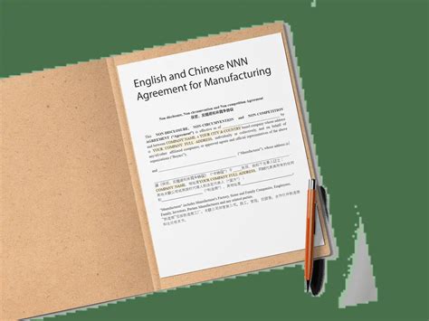 Free Nnn Agreement Template China Free Printables