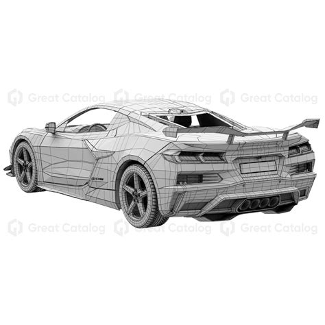 Car Chevrolet Corvette Z06 3d Model Greatcatalog 60277