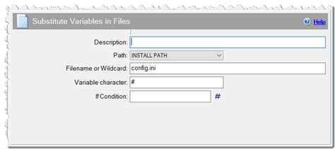 Substitute Variables In Files