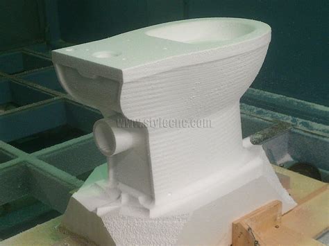5축 Cnc 가공 3d Eps 변기 프로토타입 몰드