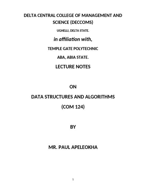 Data Structures And Algorithms Pdf Set Mathematics Function