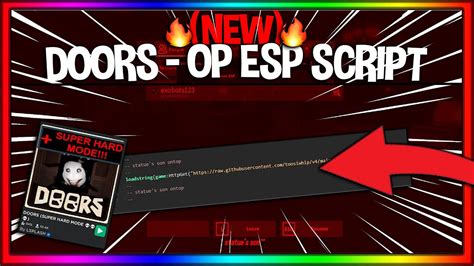 NEW OP DOORS SCRIPT ENTITY ESP KEYS ESP AUTOCOMPLETE YouTube