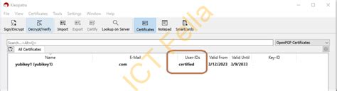 How To Encryptdecrypt File Using Yubikey Gpg4win Kleopatra Ict Fella
