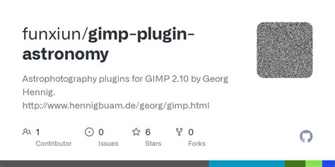GitHub Funxiun Gimp Plugin Astronomy Astrophotography Plugins For GIMP By Georg Hennig