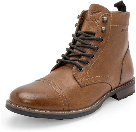 Red Tape Genuine Genuine Leather Ankle Length Boots For Men Soft