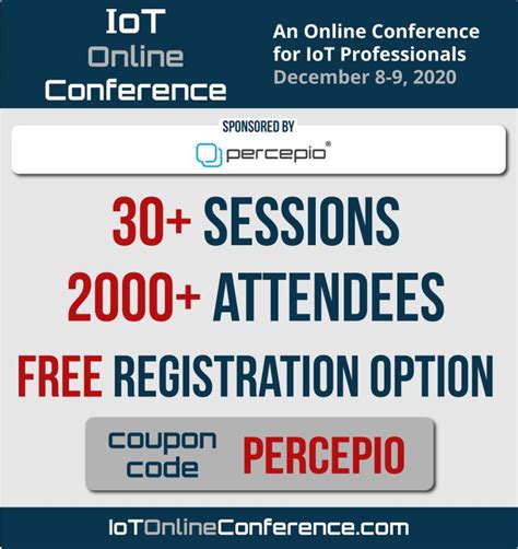 inaugural iot online conference launches with backing of percepio