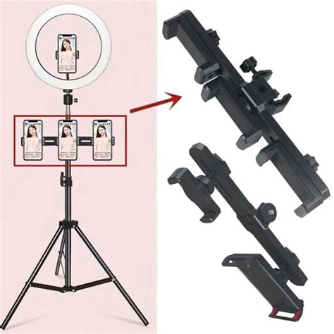 Multi Fungsi Sambungan Phone Holder Klip Cabang Tripod Universal Hp Handphone Holde Holder Hp
