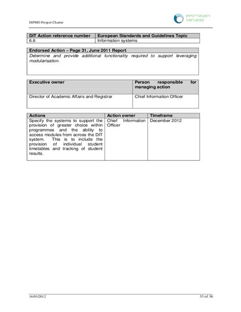 Project Charter And Scope Statement Example Free Download