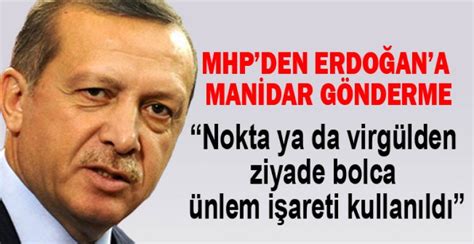 Mhp Nokta Ya Da Virgülden Ziyade Bolca Ünlem İşareti Kullanıldı