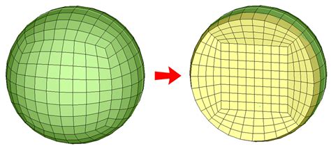 [simlab] 초간단 Sphere Hexa 메쉬 생성 방법 알테어
